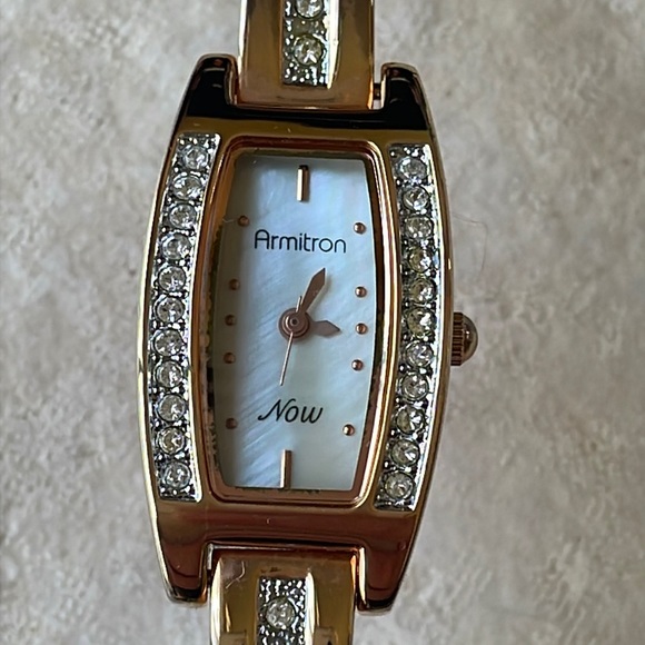 Armitron | Accessories | Armitron Lady Battery Bracelet Band Wstone ...